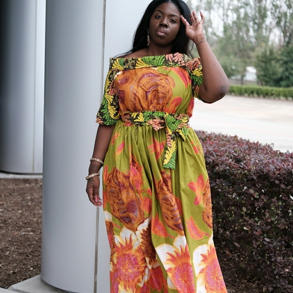 Veroex Dresses African Ankara Print Women Maxi Dress Poshmark